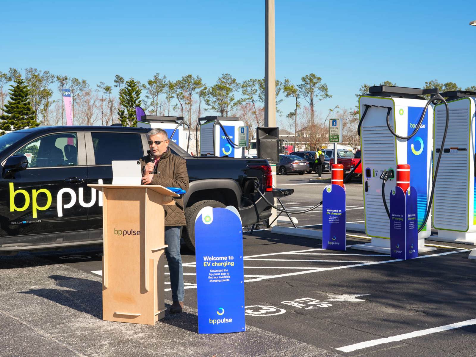 bp pulse unveils chargers at TravelCenters of America | TravelCenters ...