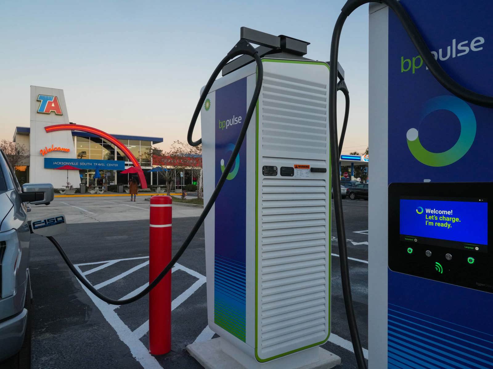 bp pulse unveils chargers at TravelCenters of America | TravelCenters ...